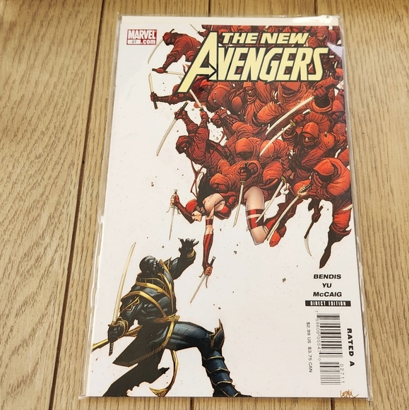 Marvel | Other | Vtg Y2k New Avengers 27 207 Key Issue St Barton As ...
